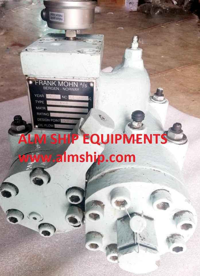 FCV-800 FLOW CONTROL VALVE FOR FRANK MOHN | ALM SHIP EQUIPMENTS